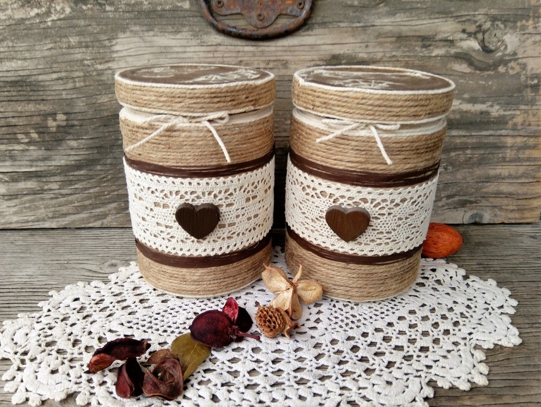 Cottagecore Jars Set, Country Kitchen Farmhouse Jars, Country Jar ...