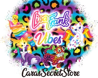 Sublimation Lisa Frank - Etsy