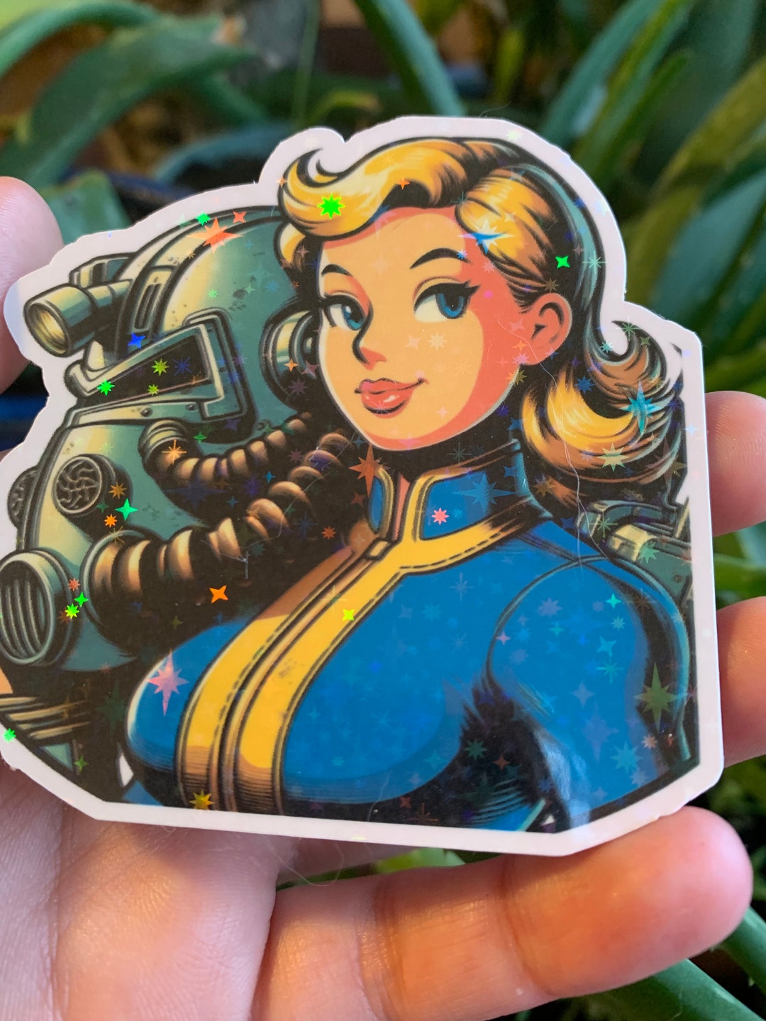 Fallout Girl With Her Power Armor Super Cute Sticker or Magnet! - Etsy