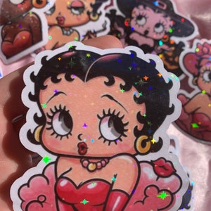 Betty Boop Stickers Buy the Bundle for Discount! Super Cute Sparkles ...
