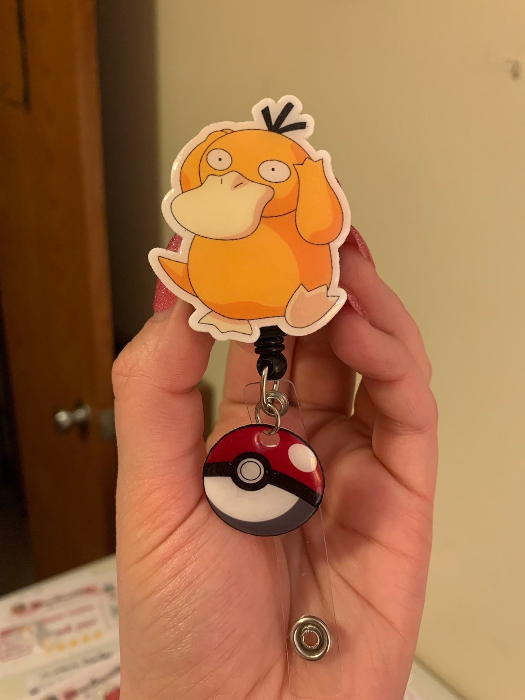 Super Cute Confused Psyduck Badges! Great for People in Healthcare or ...