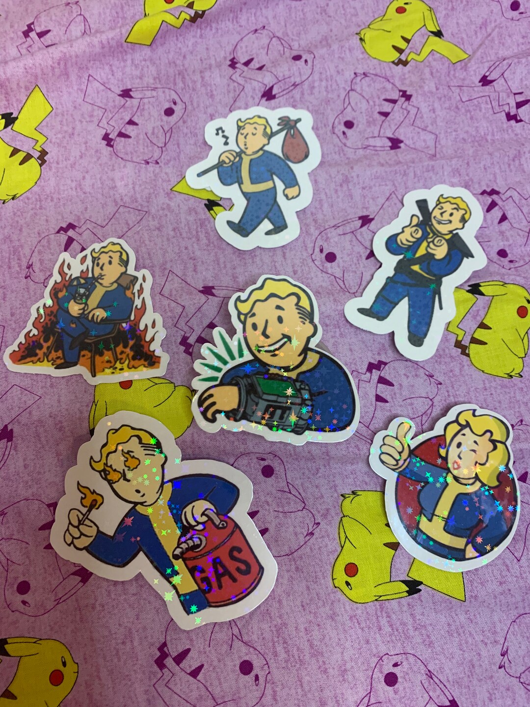 Fall Out Shelter Stickers Sparkly Fall Out New Vegas Vault Boy Vault ...