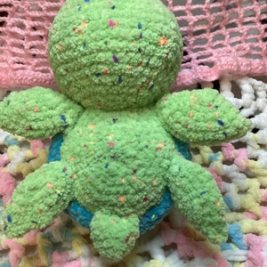 Crochet Turtle With Bow Pdf Pattern Only Beginner Friendly Amigurumi ...