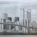 Art Print of a Pencil Drawing of the Manhattan Skyline With Twin Towers ...