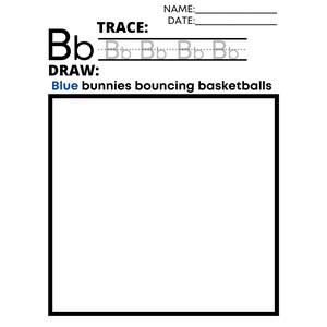 Silly Scenes A to Z - Printable Letter Tracing and Drawing Workbook for ...