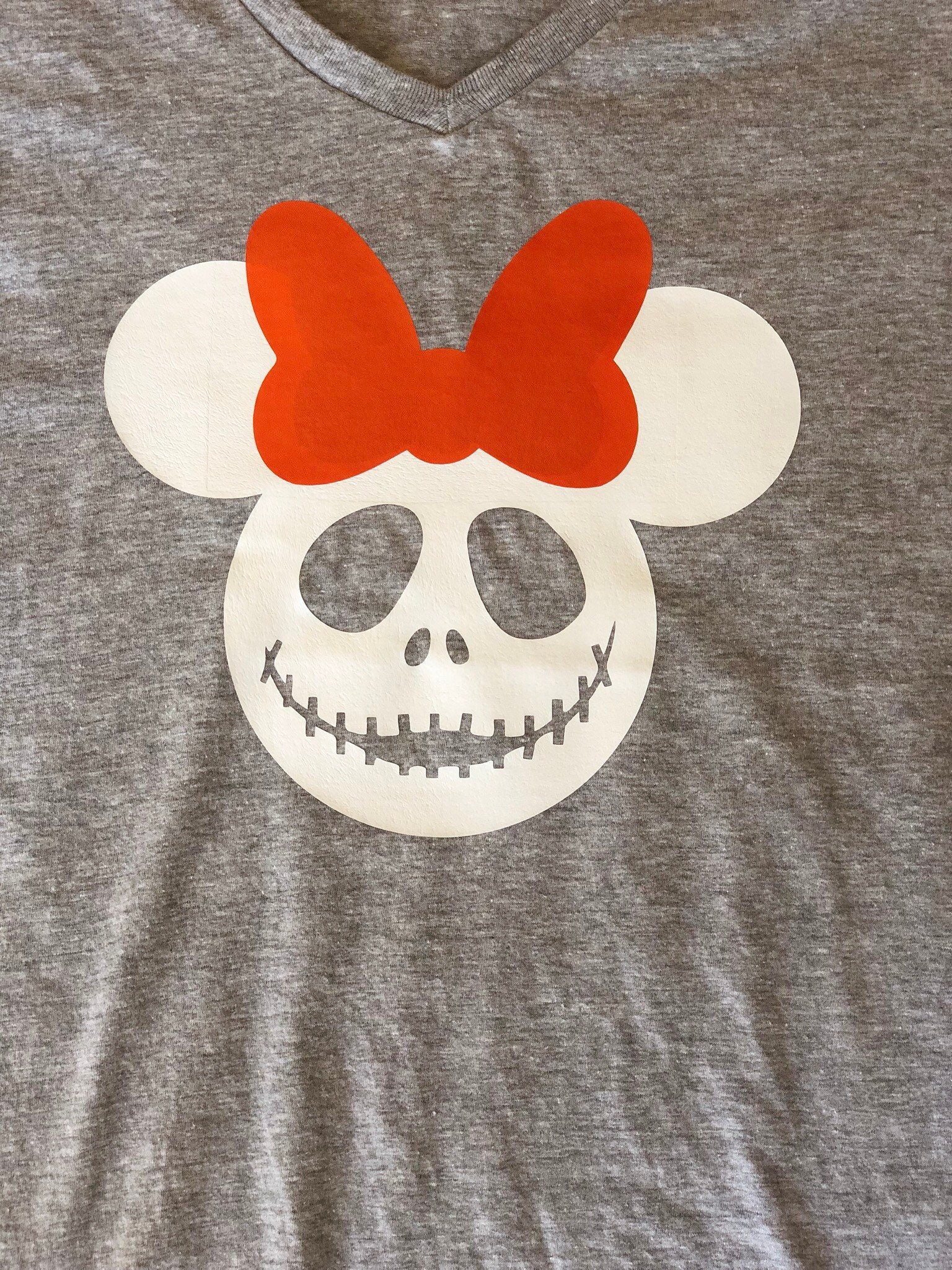 Disney Inspired Minnie Mouse Skeleton Jack Skelington - Etsy