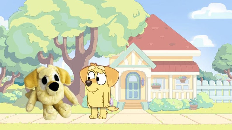 Chucky de Bluey Handmade Plush - Etsy France