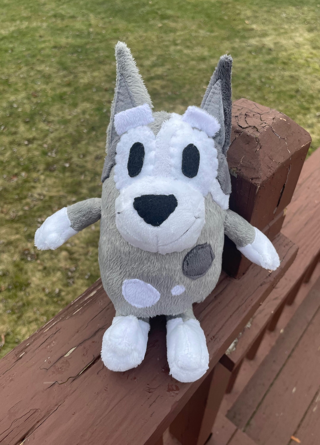 Trixie Heeler Handmade Plush Stuffed Animal Dog Custom - Etsy