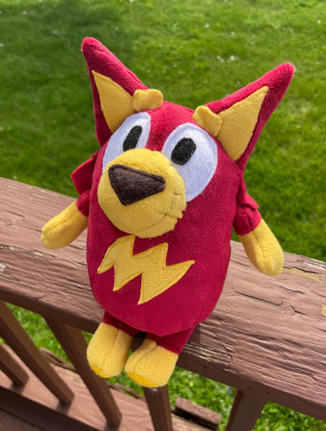 Rusty's Mom Mum From Bluey Handmade Plush Stuffed Animal Dog Custom - Etsy