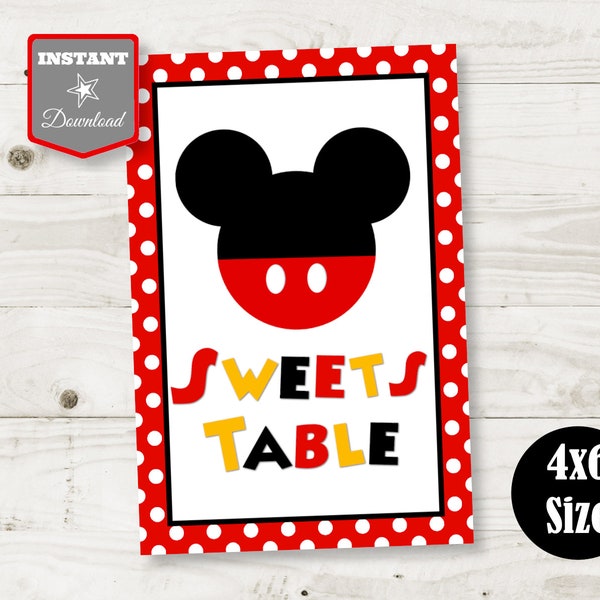 Sweets Table Sign - Etsy