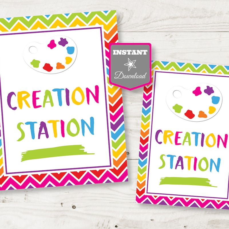 Painting Station - Etsy