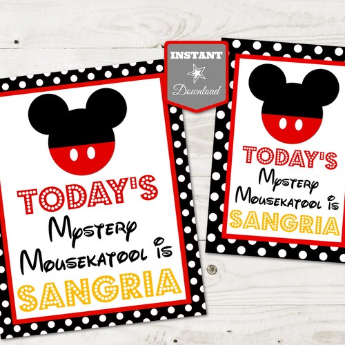 INSTANT DOWNLOAD Classic Mouse Printable 5x7 & 8x10 - Etsy
