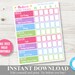 INSTANT DOWNLOAD Printable Weekly School Schedule / Editable You Type ...
