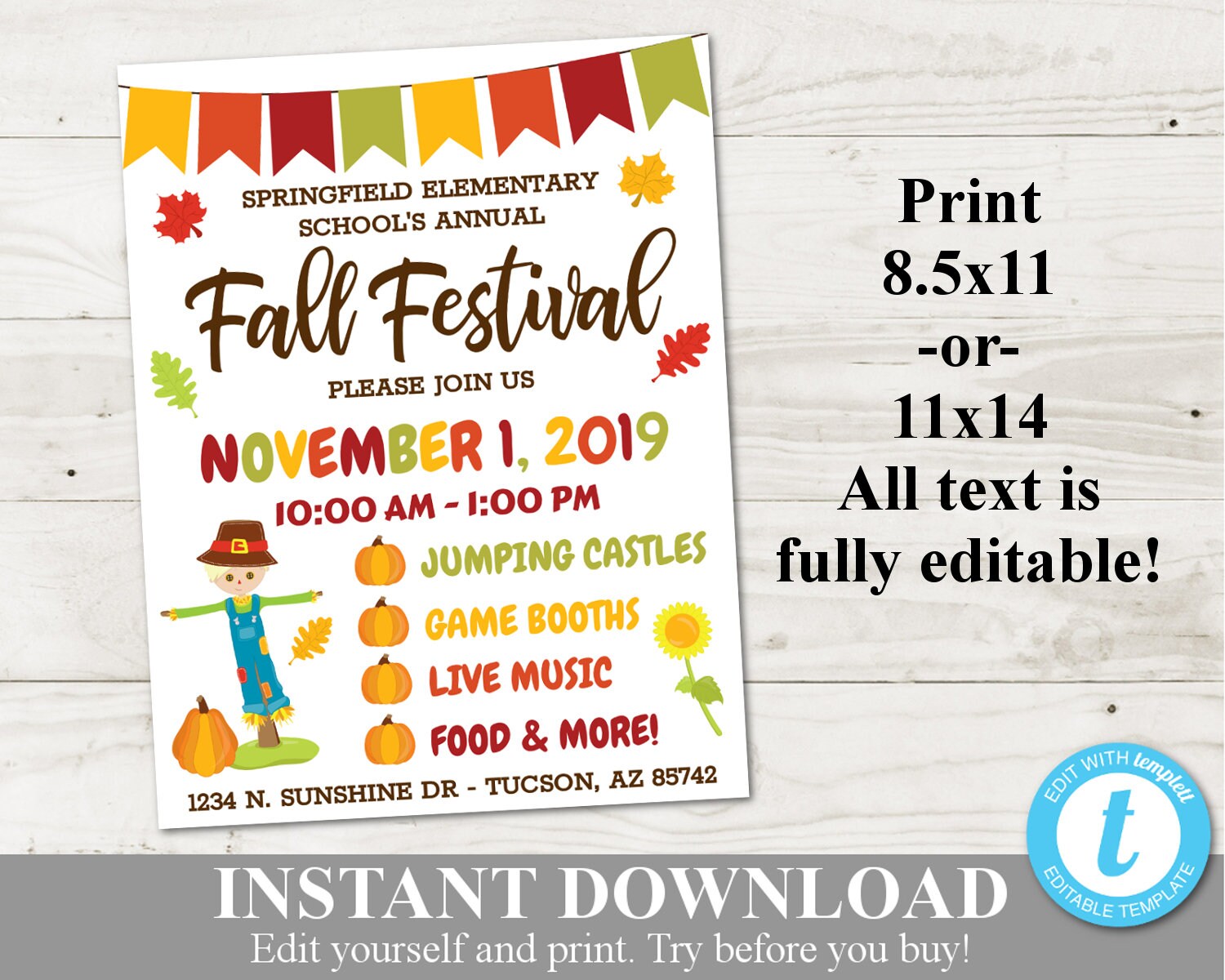 Fall Festival Flyer