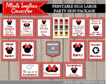 INSTANT DOWNLOAD Printable Classic Mouse Large 8x10 Sign | Etsy