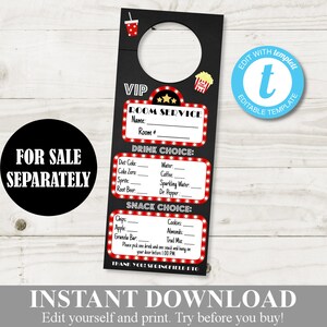 INSTANT DOWNLOAD Editable 8.5x11 Hollywood Movie Star Teacher ...