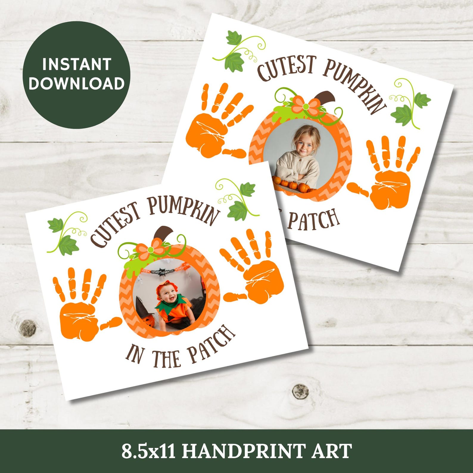 Halloween 8.5x11 Handprint Craft / Art / Preschool Activity / School ...