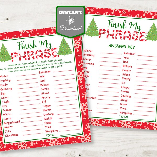 Christmas Phrases - Etsy