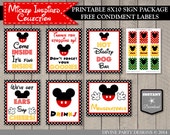 INSTANT DOWNLOAD Classic Mouse Printable 5x7 & 8x10 Mousekatools Sign ...