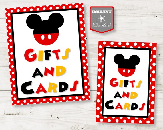 INSTANT DOWNLOAD Classic Mouse Printable 5x7 and 8x10 Gifts | Etsy