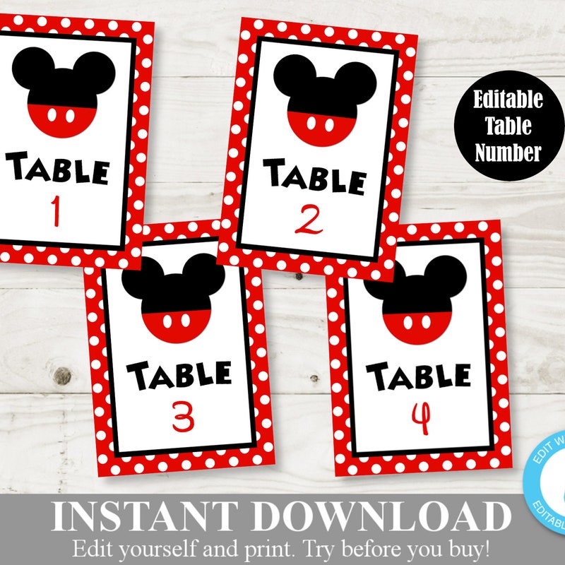 Mickey Mouse Wedding - Etsy