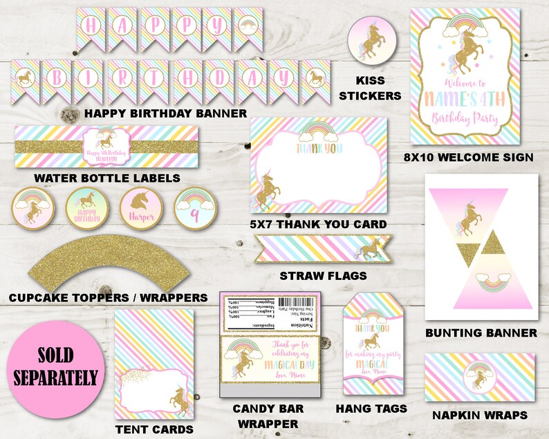 INSTANT DOWNLOAD Unicorn Printable 8x10 Lessons From a Unicorn Sign ...