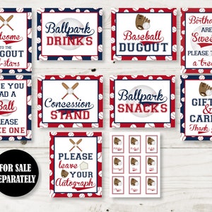 INSTANT DOWNLOAD Baseball Old Timers and Rookies 8x10 Party Signs ...