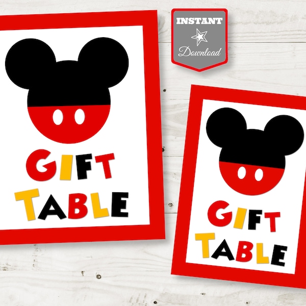 Gift Table Sign - Etsy