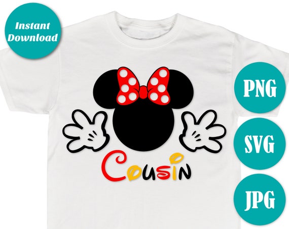 INSTANT DOWNLOAD Red Girl Mouse Cousin Image / SVG / Png / | Etsy