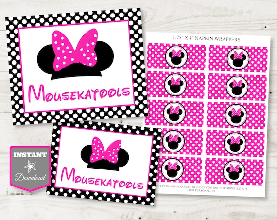 Mousekatools Printable Labels