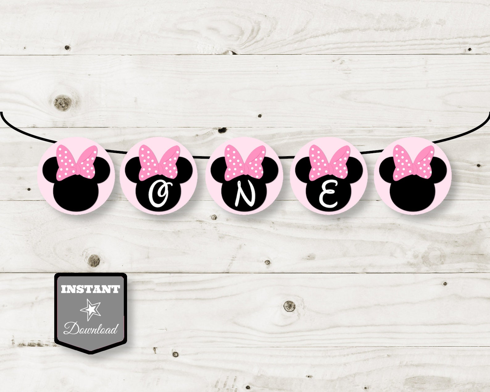 INSTANT DOWNLOAD Light Pink Mouse Printable 5 ONE - Etsy