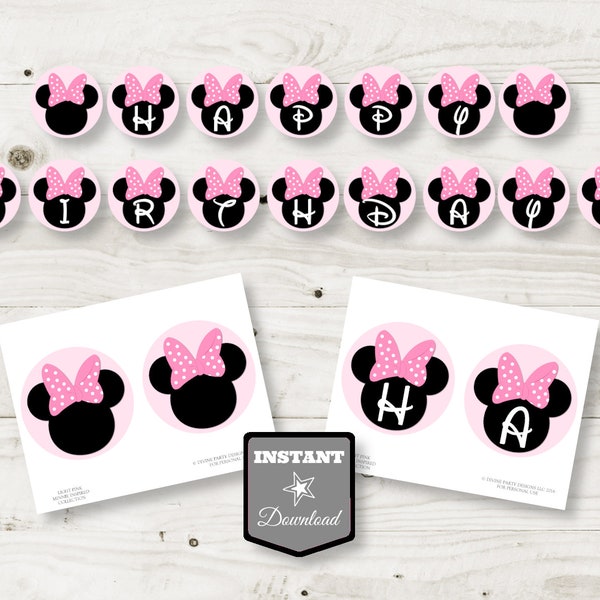 Minnie Mouse Banner - Etsy
