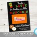 INSTANT DOWNLOAD Printable Christmas 5x7 Thanks a Latte for Teaching ...