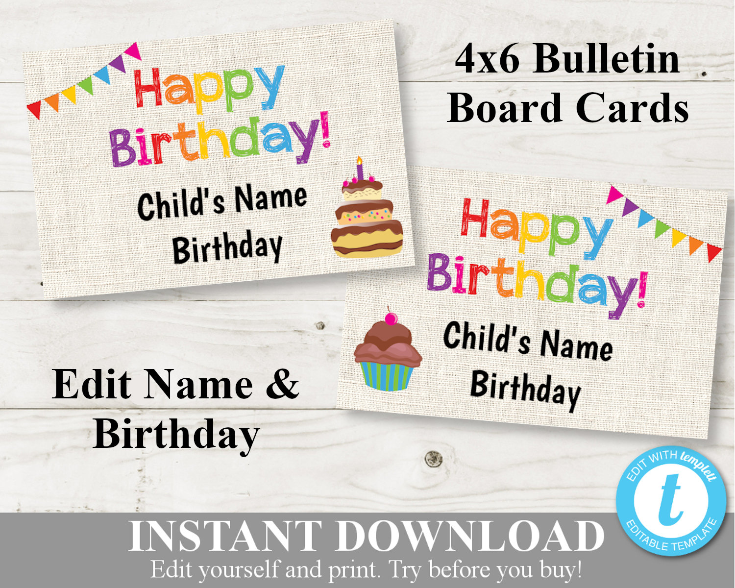 Poster Board Birthday Card
