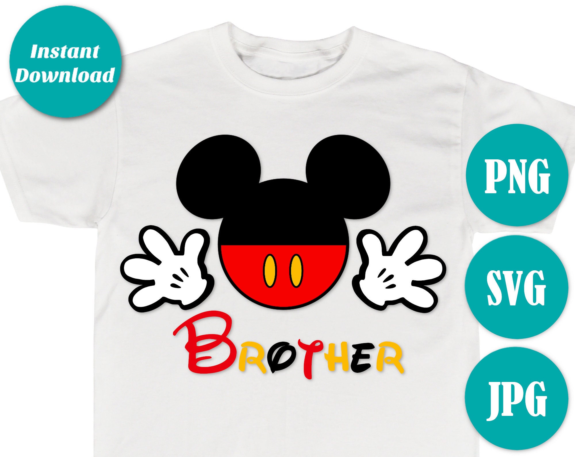 INSTANT DOWNLOAD Mouse Brother Image / SVG / Png / Printable | Etsy
