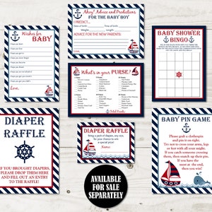 INSTANT DOWNLOAD Nautical Printable 8x10 Ahoy! Welcome Aboard, Sail on ...