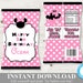 INSTANT DOWNLOAD Light Pink Chip Bag Wrappers / Labels / You | Etsy