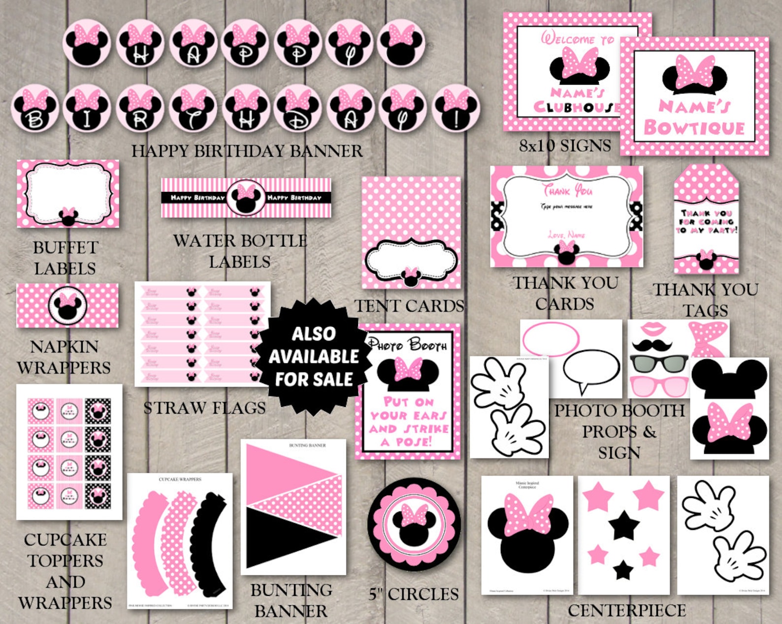 INSTANT DOWNLOAD Light Pink Mouse Printable 5x7 or 8x10 Gifts - Etsy