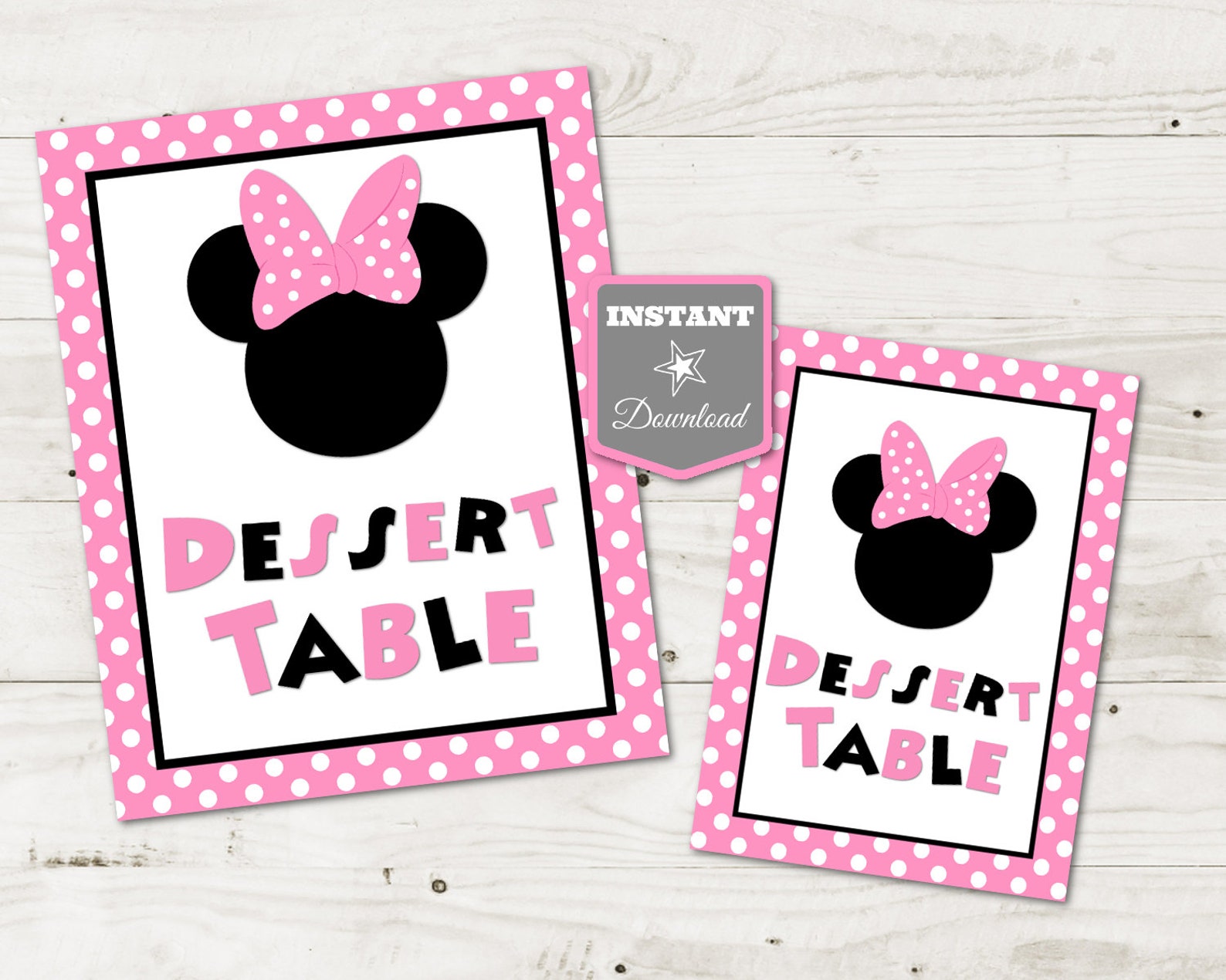 INSTANT DOWNLOAD Light Pink Mouse Printable 5x7 or 8x10 | Etsy