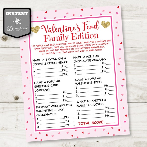 Family Feud Template - Etsy