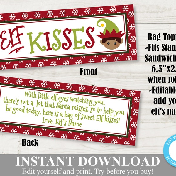 Elf Kisses - Etsy