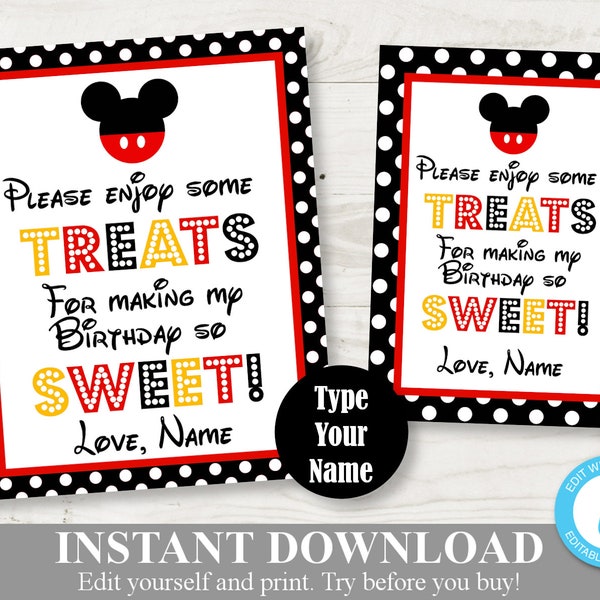 Sweets Sign - Etsy