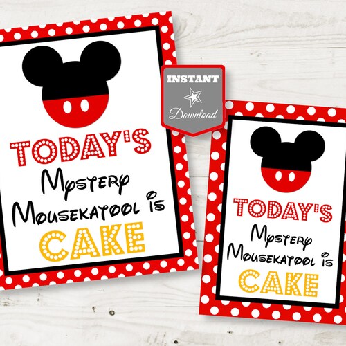 INSTANT DOWNLOAD Classic Mouse Printable 8x10 Bathroom Party - Etsy