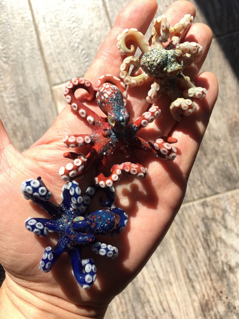 Glass Octo Pendants - Etsy