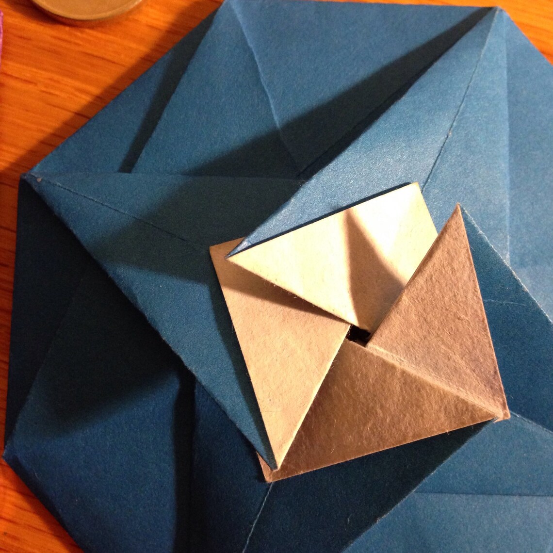 Six Japanese Octagon Tato: Origami Envelopes or Flat Containers - Etsy