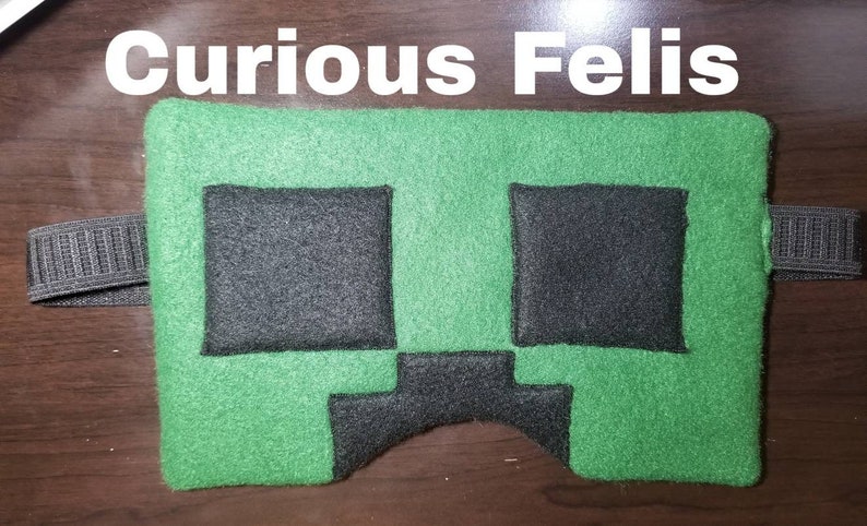 Mindcraft Creeper Sleeping Mask - Etsy