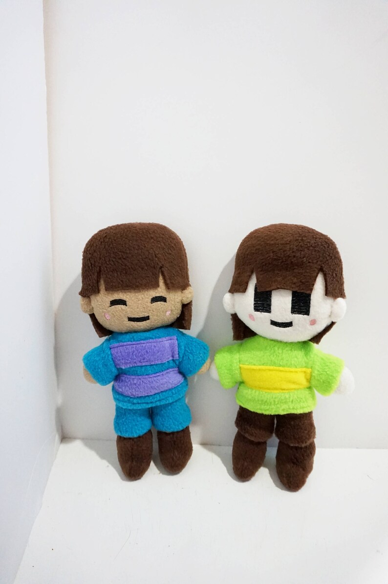 Frisk and Chara Plushies Inspired by Undertale Unofficial | Etsy