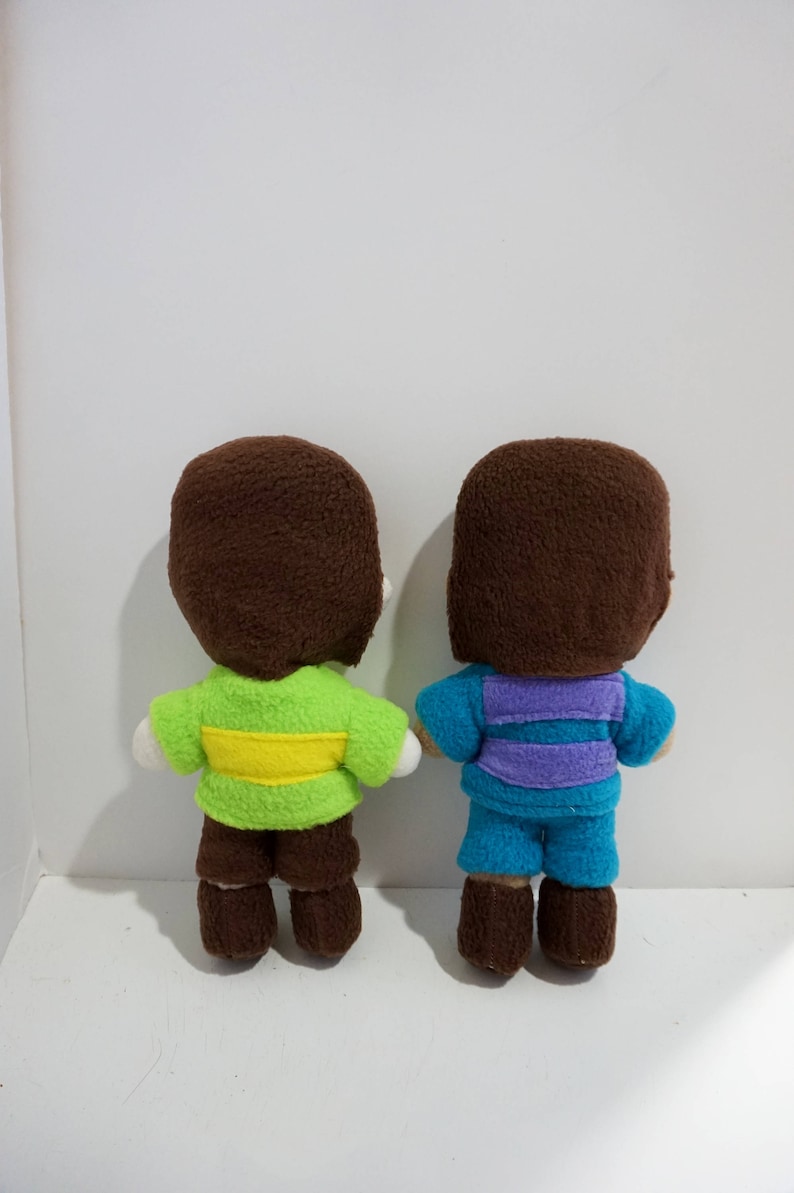 Frisk and Chara Plushies Inspired by Undertale Unofficial | Etsy