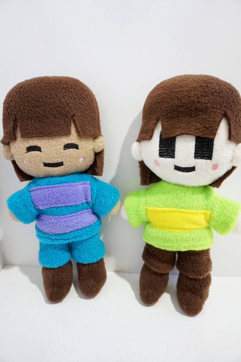 Frisk and Chara Plushies Inspired by Undertale Unofficial | Etsy