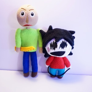 Handmade Baldi Plushie, Fleece Horror Game Doll, Embroidered Face - Etsy